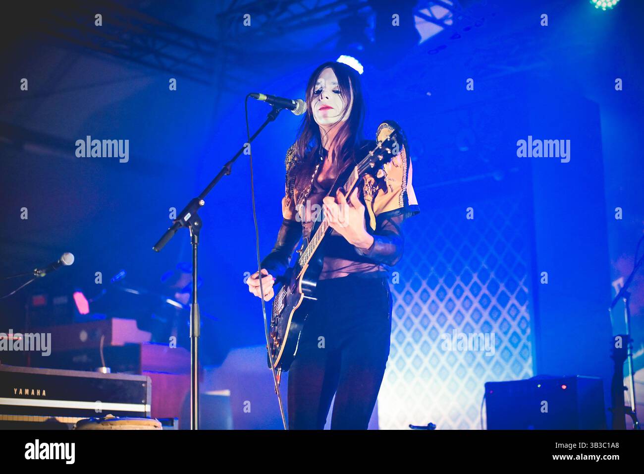 Napoli, Italy. 23rd Apr, 2025. 4/23/2025 Italian songwriter Lucio Corsi ...