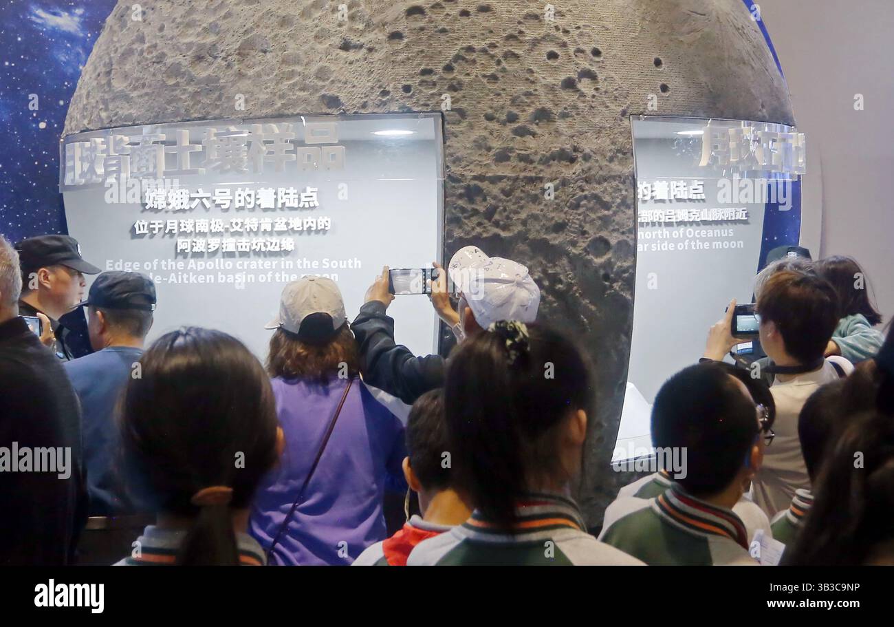 SHANGHAI, CHINA - APRIL 27, 2025 - Soil samples from the near and far ...