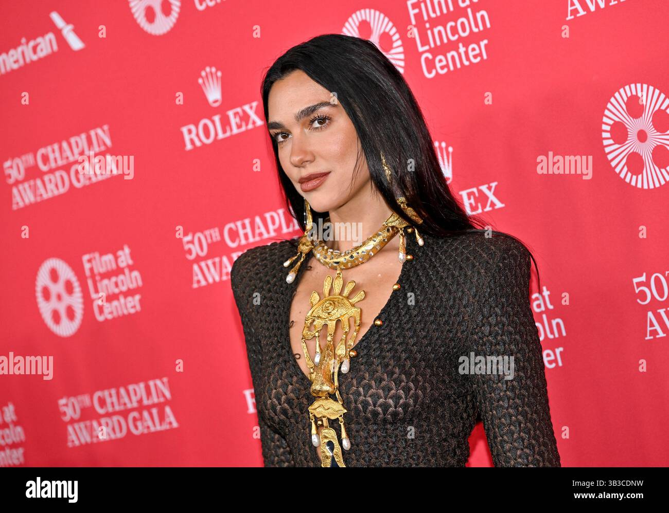 Dua Lipa attends the 50th Chaplin Awards Gala, honoring Pedro Almodovar ...