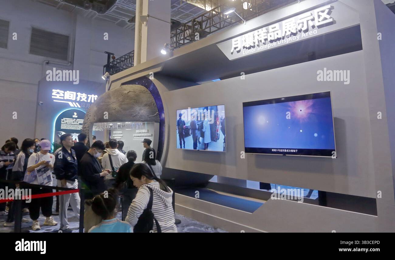 SHANGHAI, CHINA - APRIL 27, 2025 - Soil samples from the near and far ...