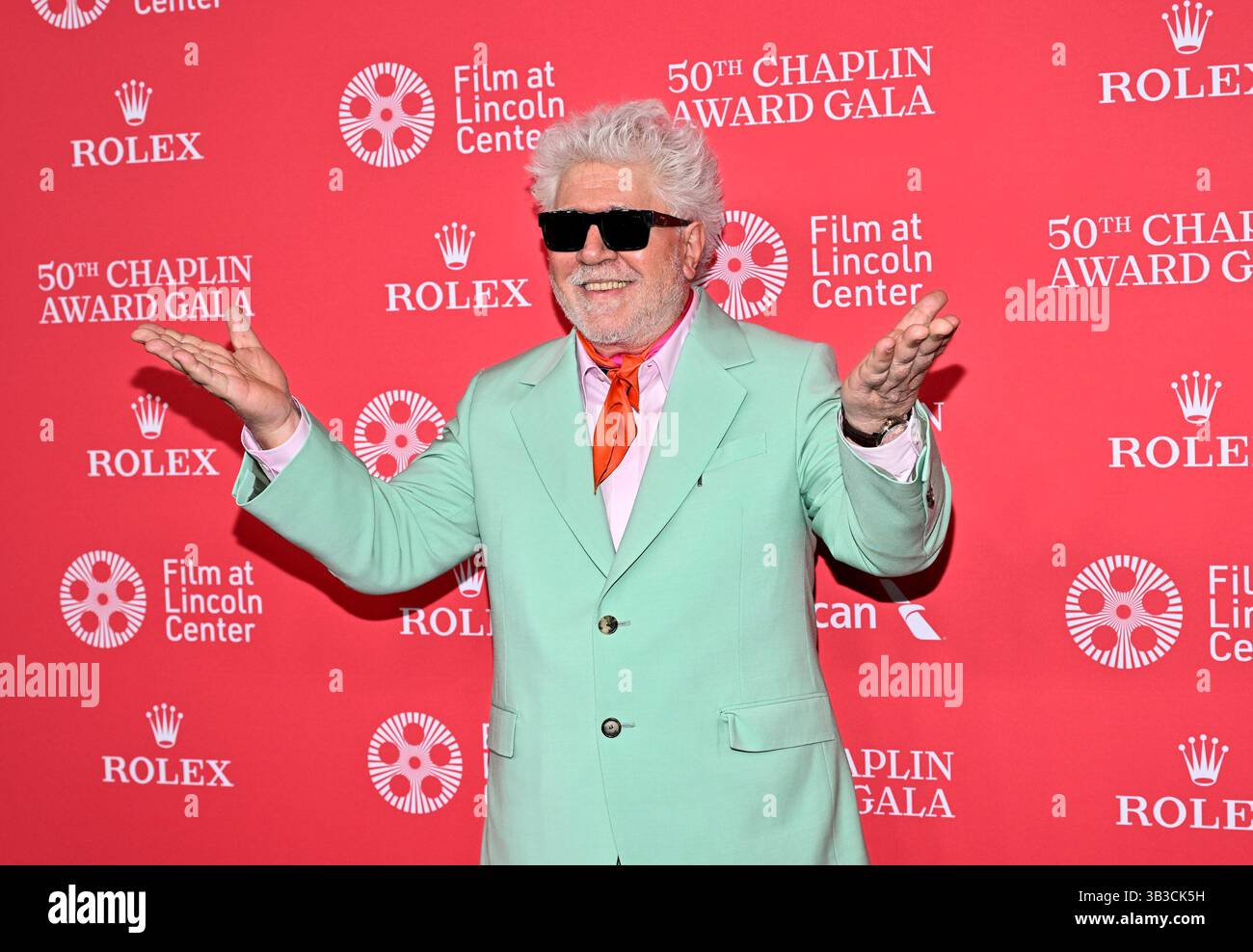 Honoree Pedro Almodovar attends the 50th Chaplin Awards Gala at Alice ...