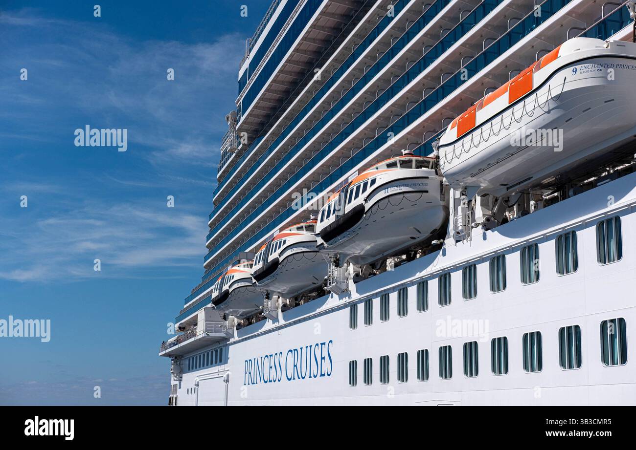 MIAMI, FLORIDA - January 30, 2025: Views Around Enchanted Princess ...