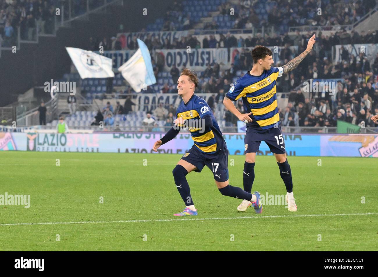 Stadio Olimpico, Rome, Italy. 28th Apr, 2025. Serie A Football, Lazio ...