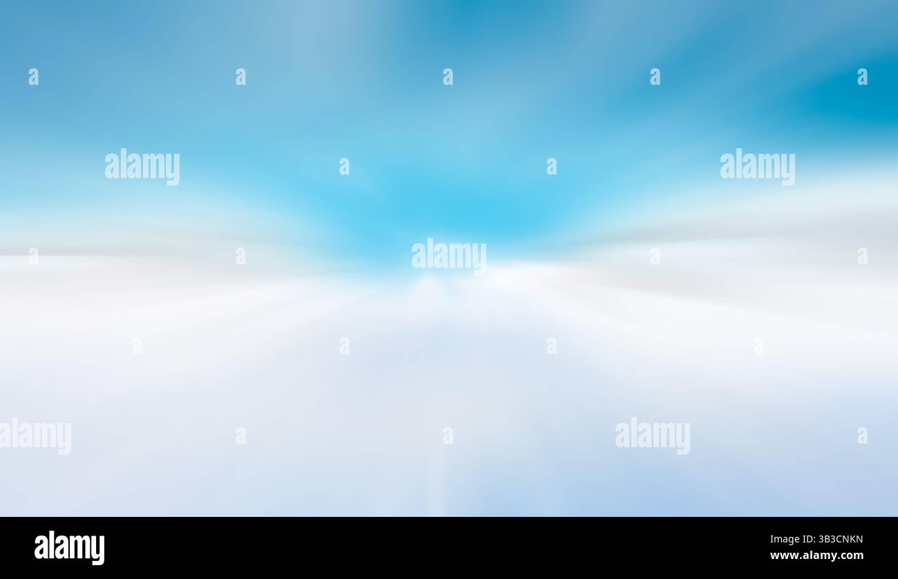 Abstract blue background, light winter pattern with sun effects ...