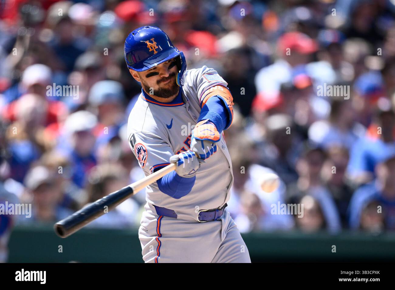 New York Mets' Luis Torrens in action during a baseball game against ...