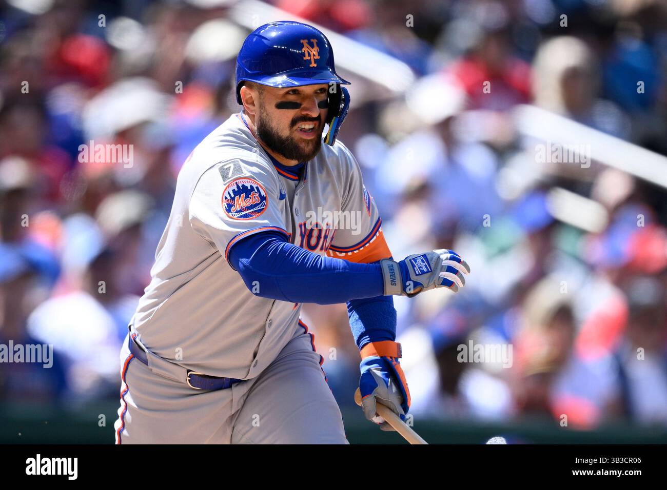 New York Mets' Luis Torrens in action during a baseball game against ...