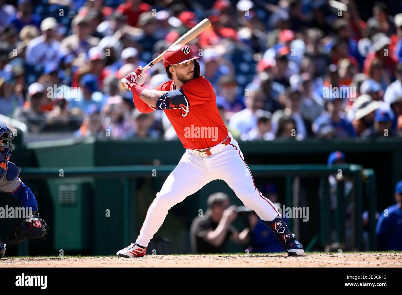 Washington Nationals' Dylan Crews in action during a baseball game ...