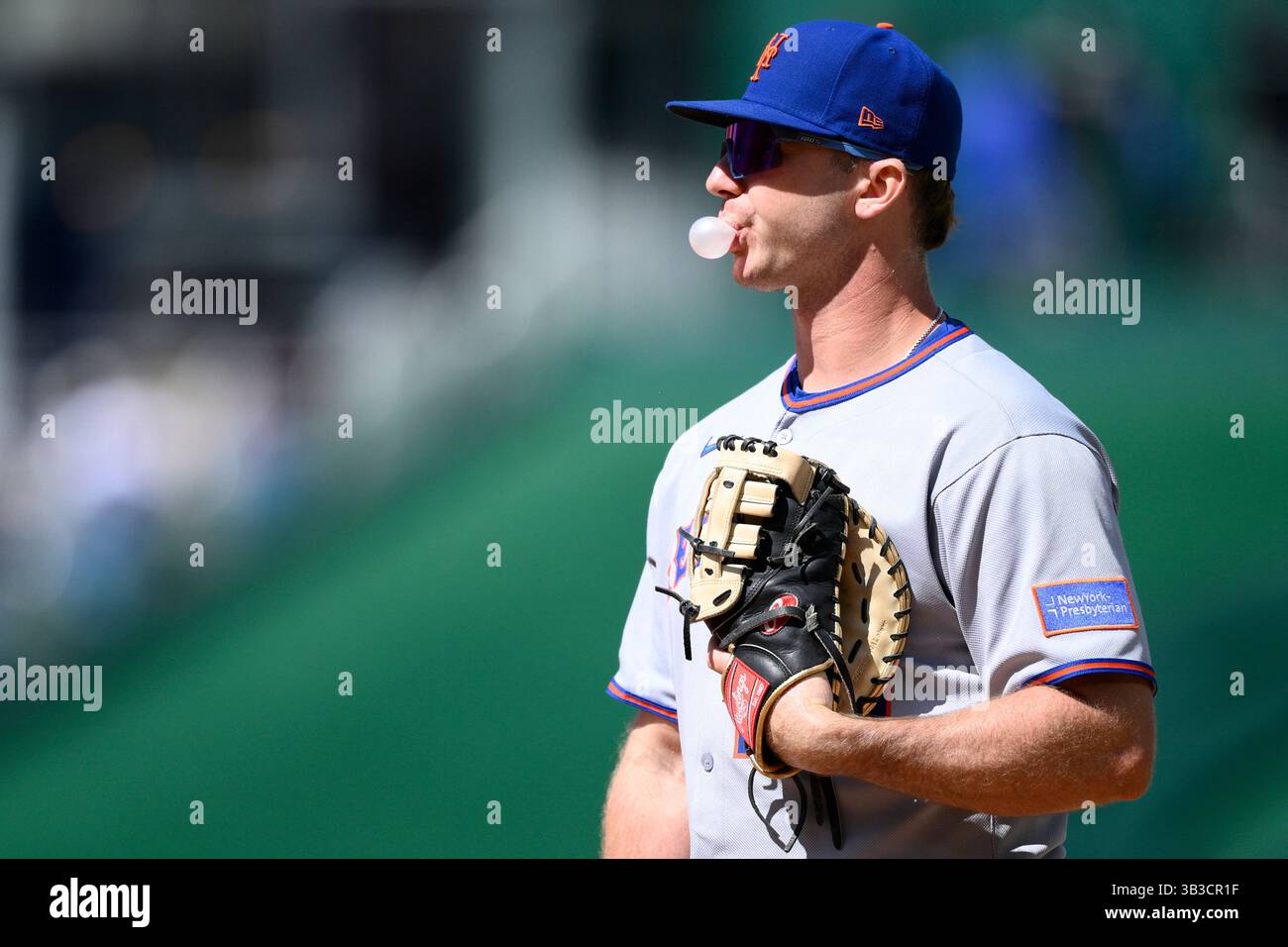 New York Mets first baseman Pete Alonso (20) in action during a ...