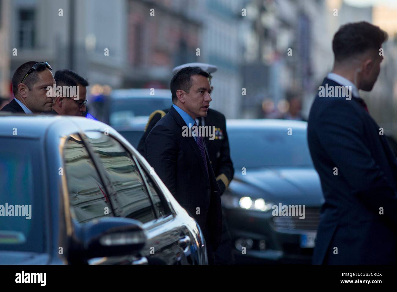 Madrid, Spain. 28th Apr, 2025. Daniel Noboa, President of Ecuador ...