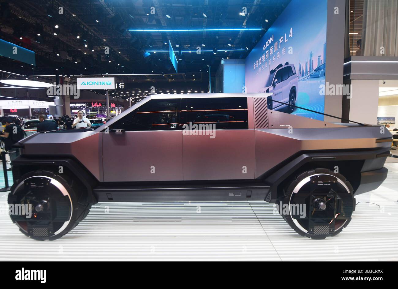 Audiences watched GAC Group's electric concept PICKUP truck GAC PICKUP ...
