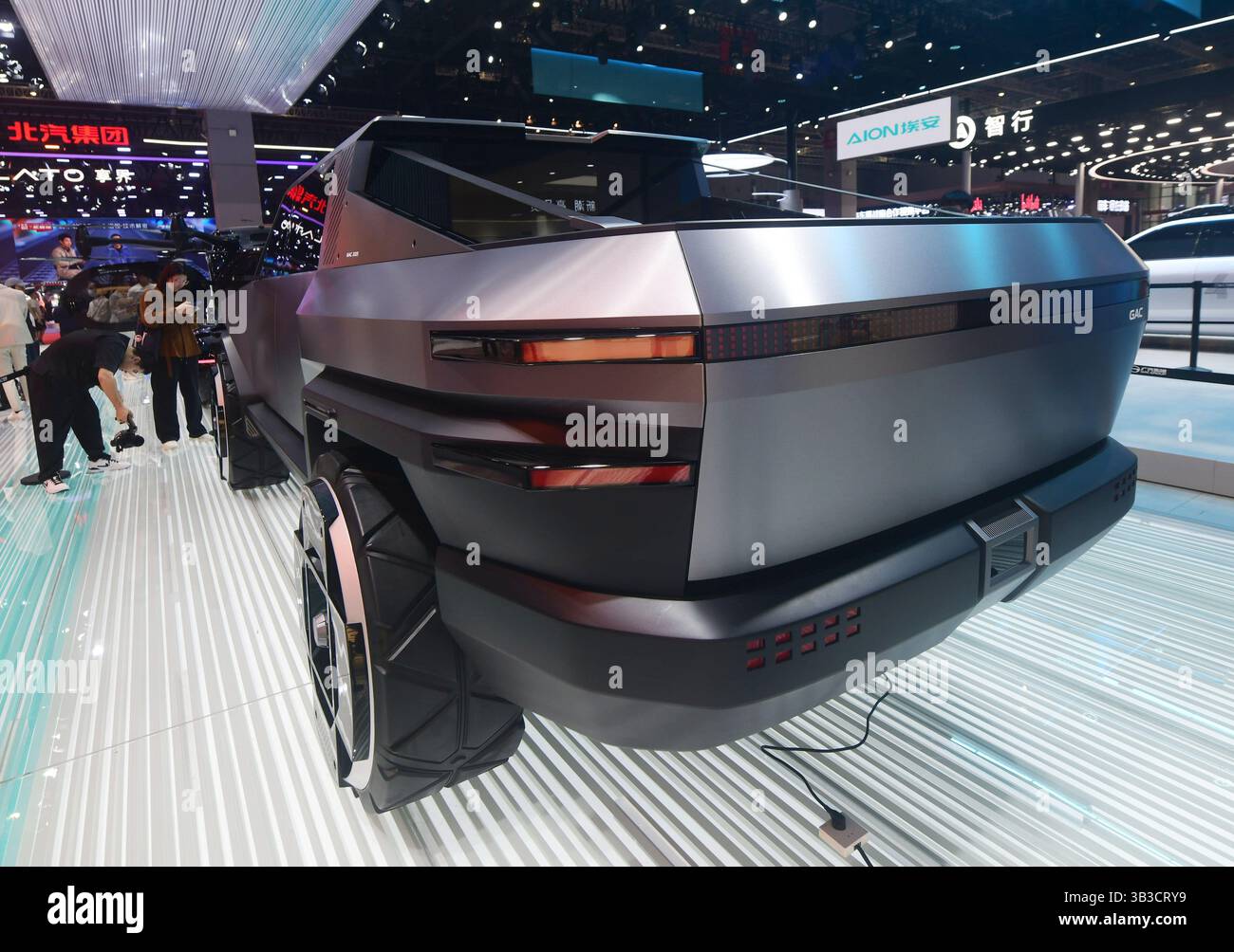 Audiences watched GAC Group's electric concept PICKUP truck GAC PICKUP ...