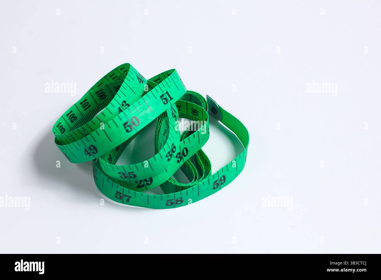 body circumference measuring tape for making clothes isolated on white ...