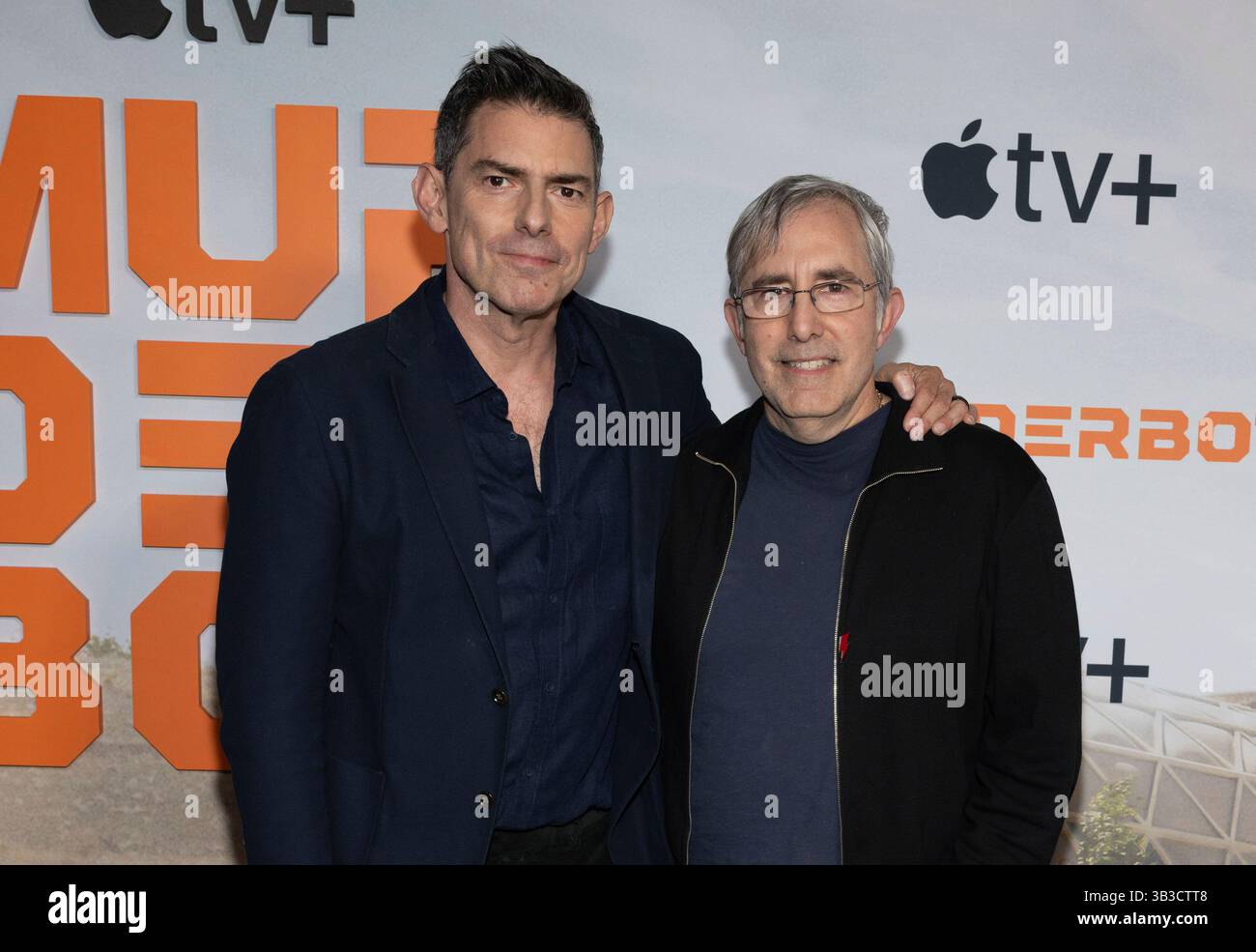 Chris Weitz, left, and Paul Weitz attend the Apple TV+ premiere of ...