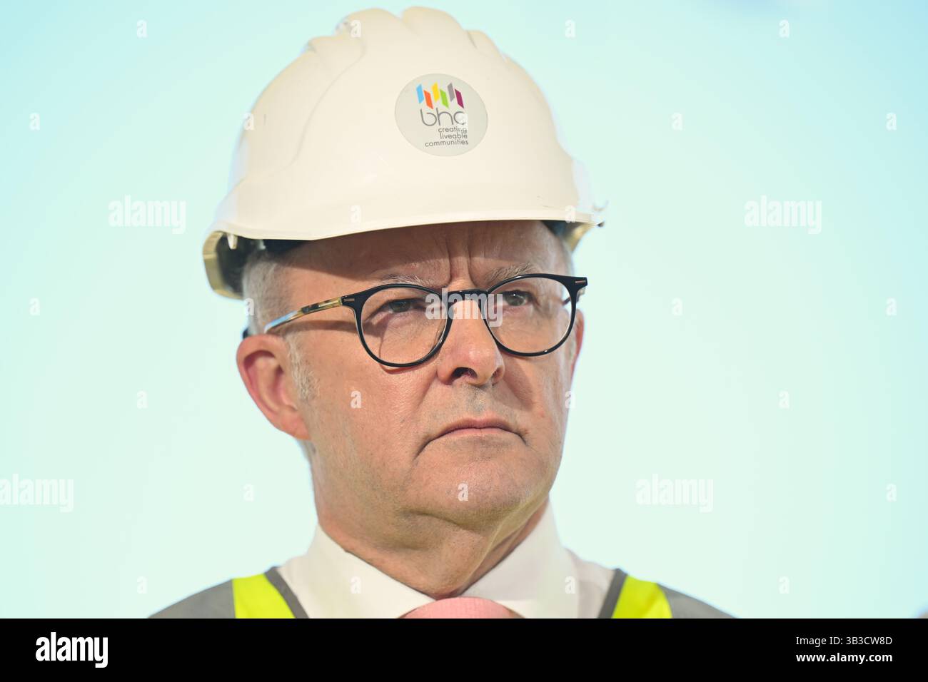 Australian Prime Minister Anthony Albanese speaks to the media during a ...