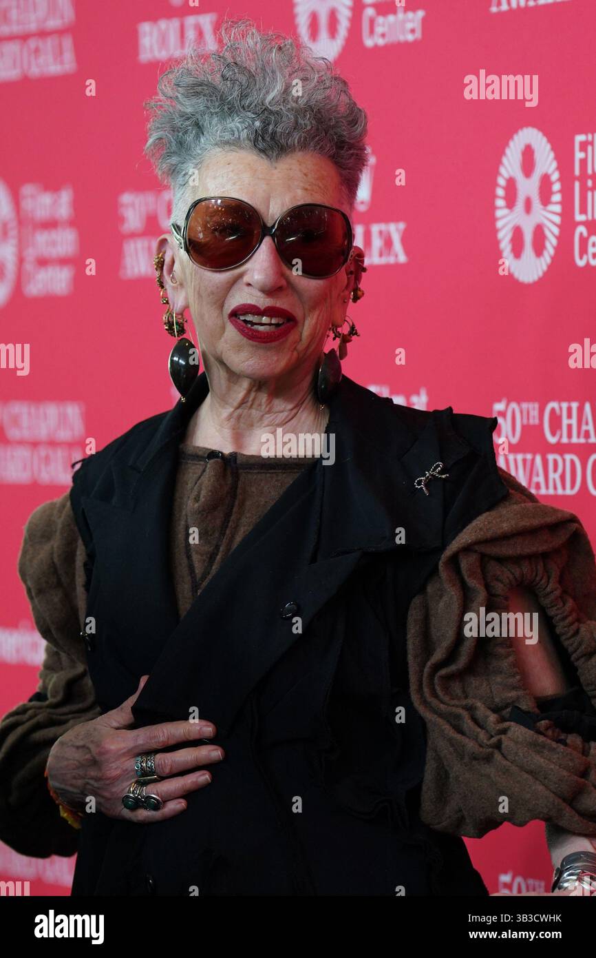 Ny. 28th Apr, 2025. Henny Garfunkel at arrivals for 50th Chaplin Award ...