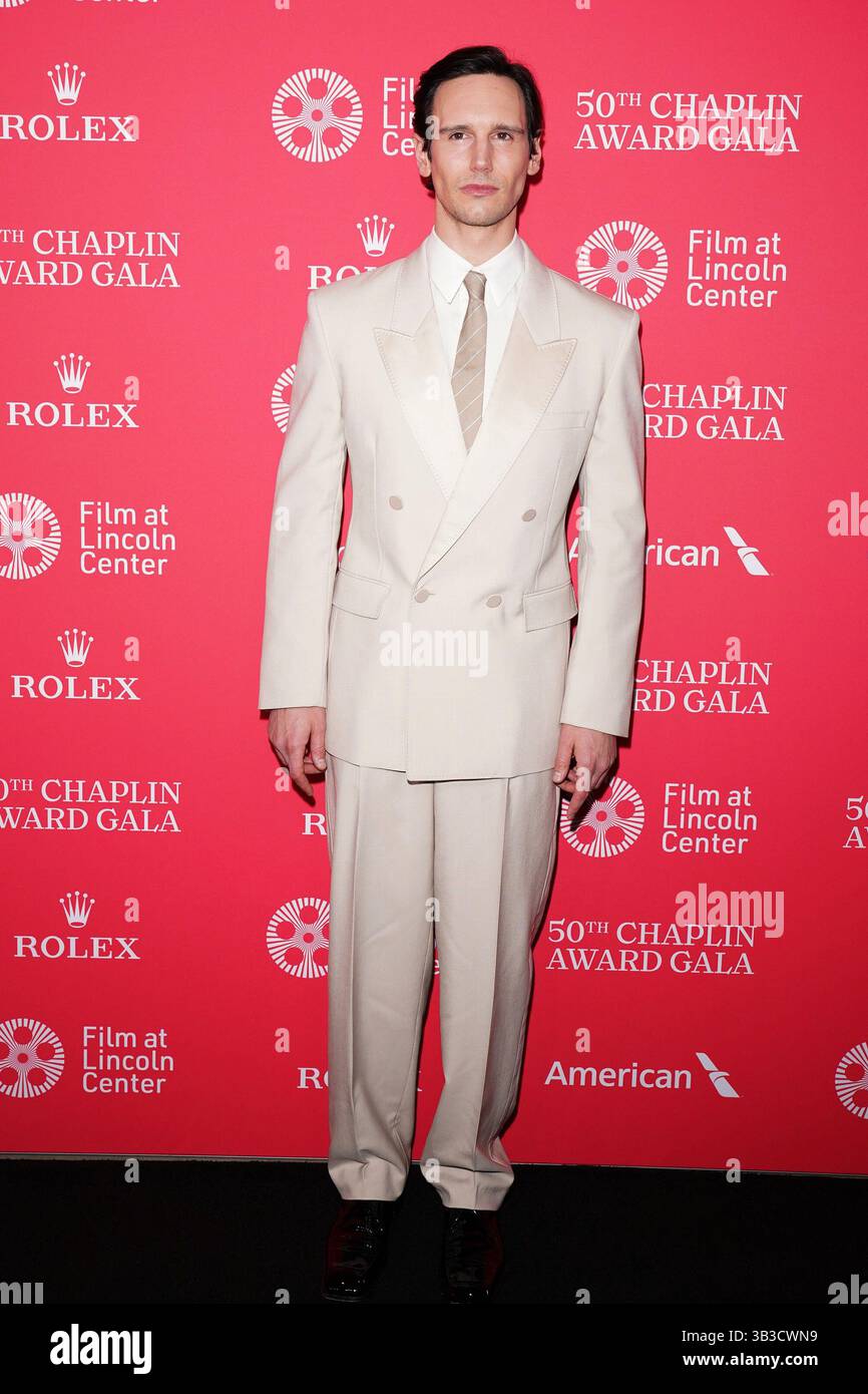 Ny. 28th Apr, 2025. Cory Michael Smith at arrivals for 50th Chaplin ...