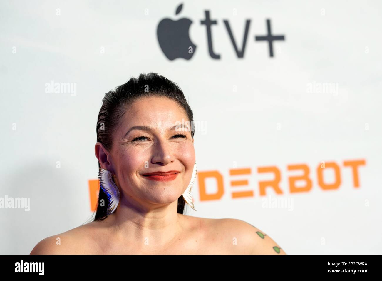 New York, United States. 28th Apr, 2025. Tamara Podemski attends the ...