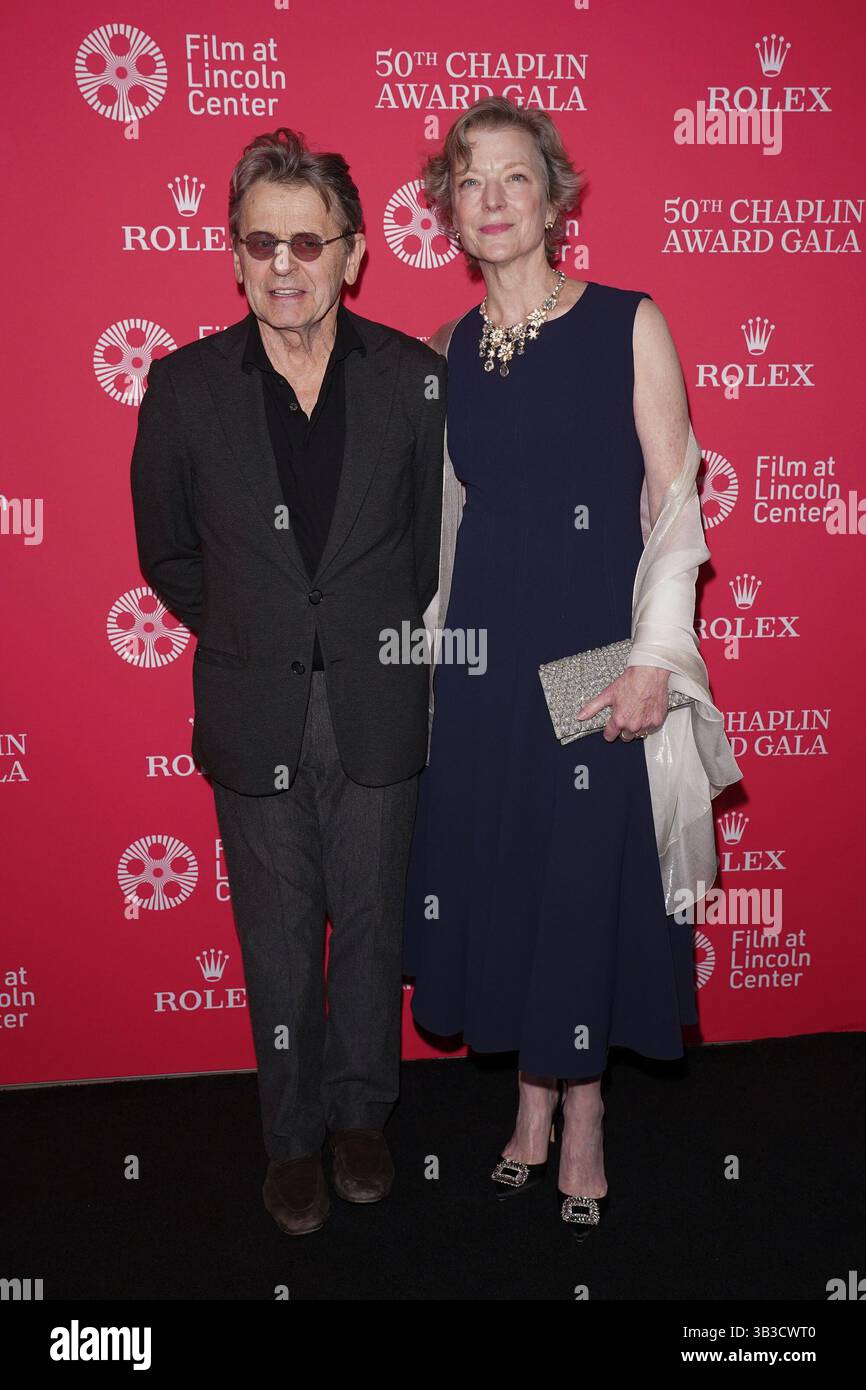 Ny. 28th Apr, 2025. Mikhail Baryshnikov, Lisa Rinehart at arrivals for ...