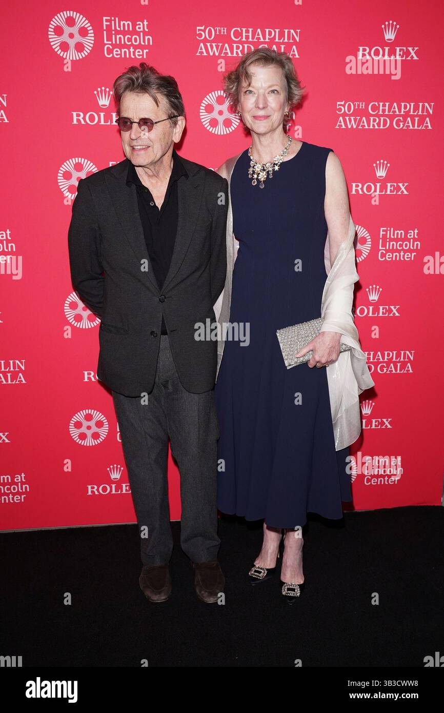 Ny. 28th Apr, 2025. Mikhail Baryshnikov, Lisa Rinehart at arrivals for ...