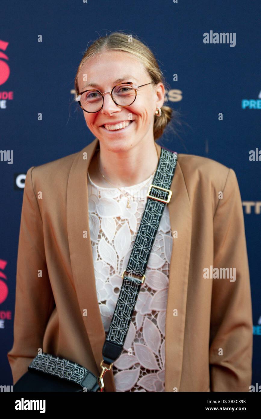 Paris, France. 28th Apr, 2025. Lena Goetsch of Dijon FCO during the ...