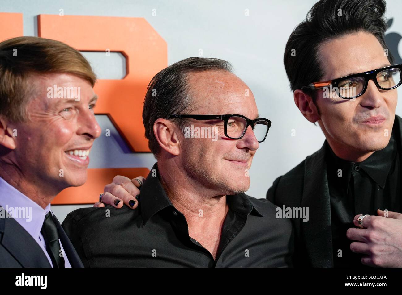 New York, United States. 28th Apr, 2025. L-R: Jack McBrayer, Clark ...
