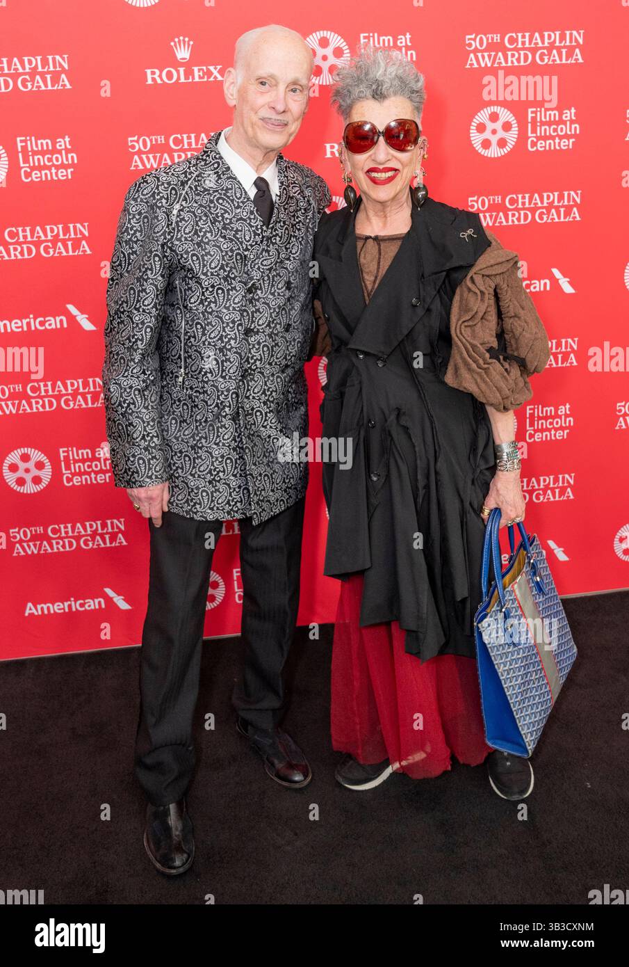 New York, NY, April 28, 2025: John Waters and Henny Garfunkel attend ...