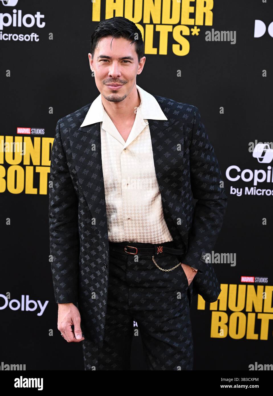 Lewis Tan arriving at Marvel Studios’ “Thunderbolts*” World Premiere ...