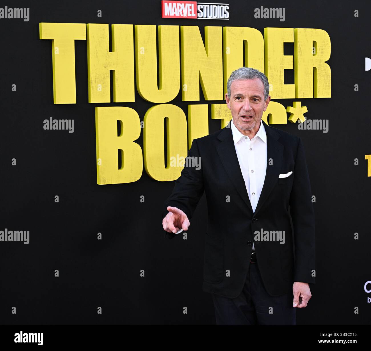 Hollywood, USA. 28th Apr, 2025. Bob Iger arriving at Marvel Studios ...