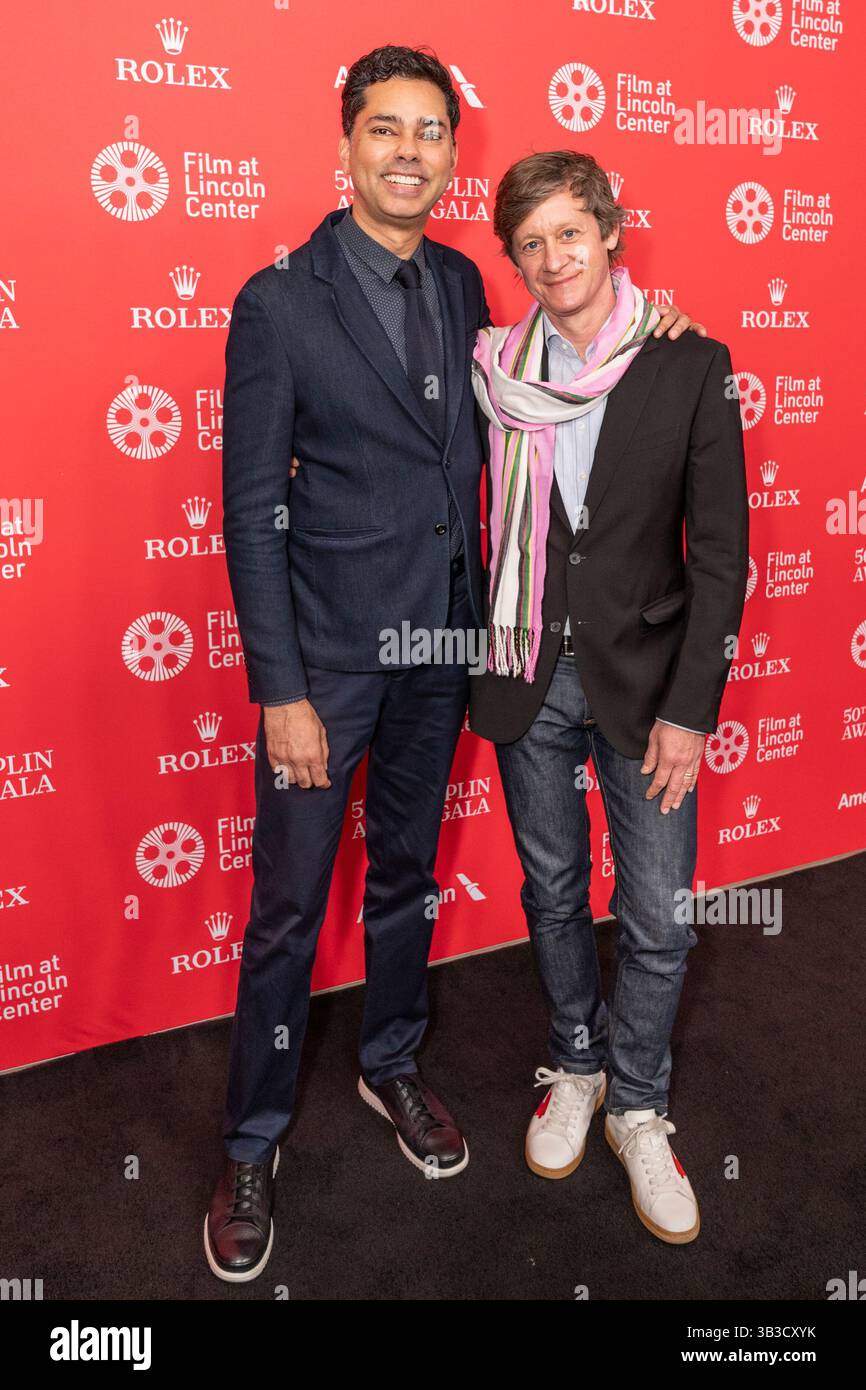 New York, NY, April 28, 2025: Rajendra Roy (L) attends 50th Chaplin ...