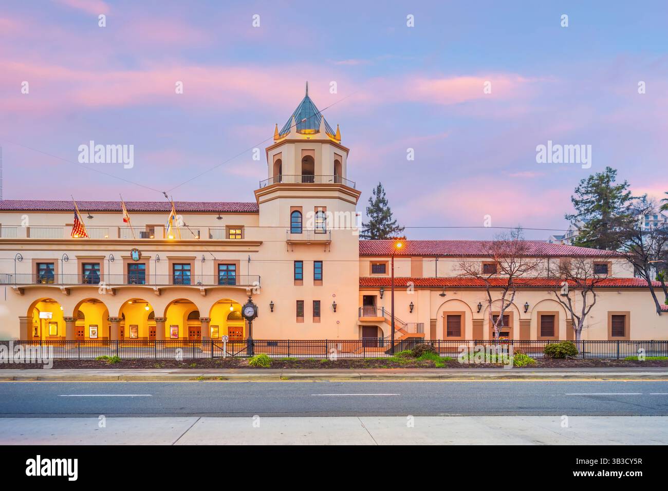 Downtown San Jose city skyline, cityscape of Silicon Valley in ...