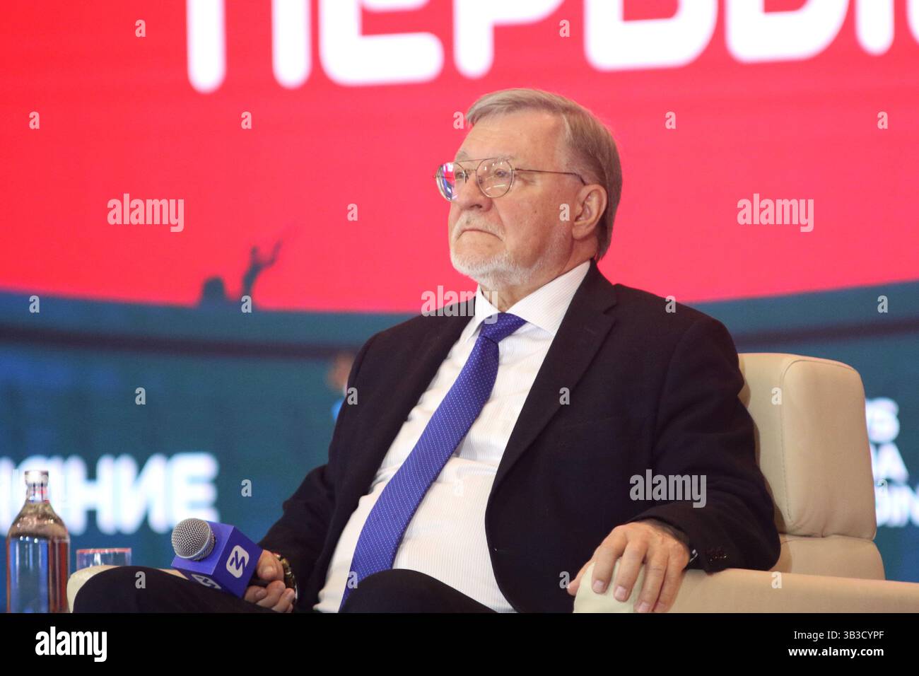 Saint Petersburg, Russia. 28th Apr, 2025. Leonid Govorov, Chairman of ...