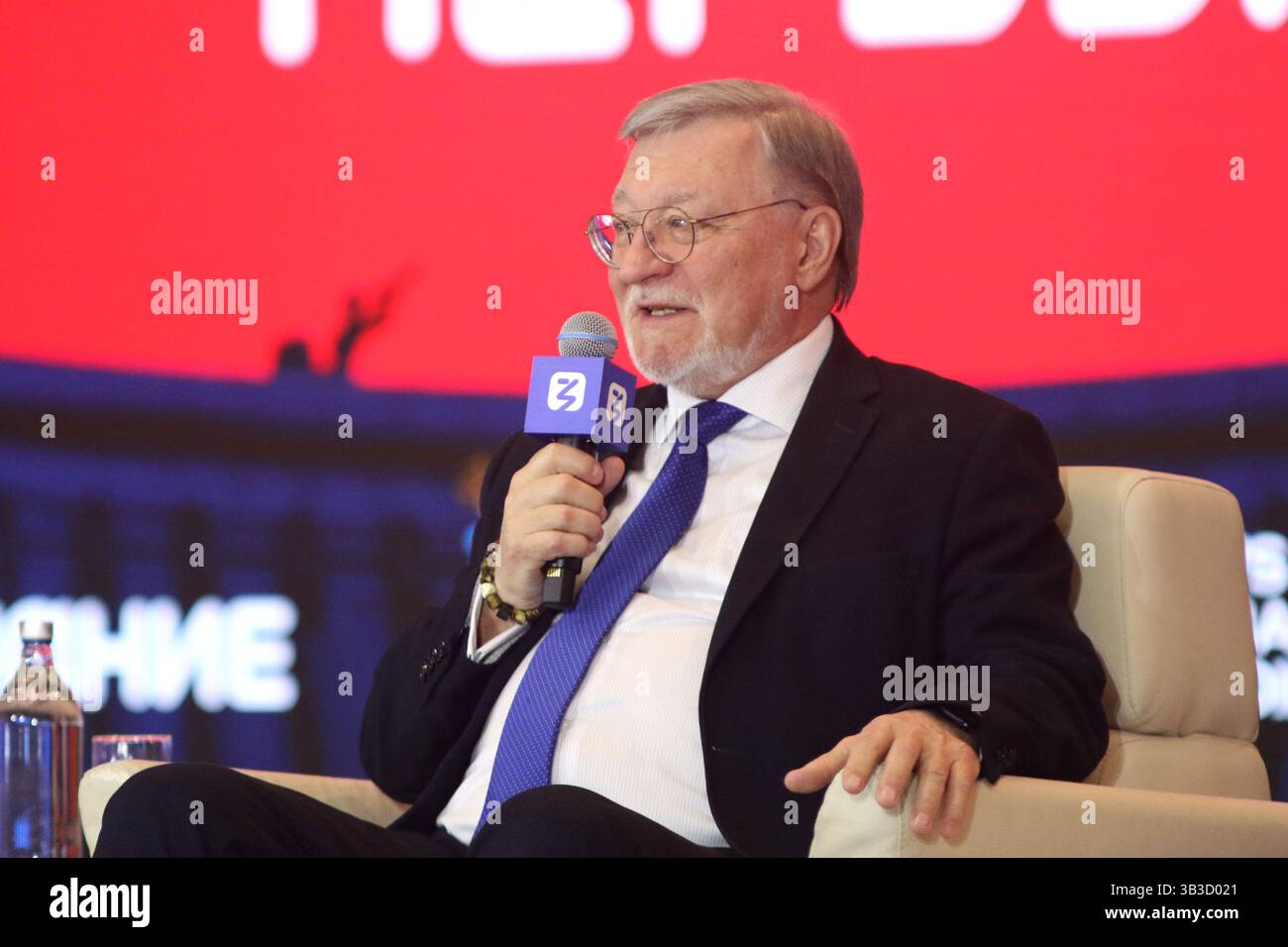 Saint Petersburg, Russia. 28th Apr, 2025. Leonid Govorov, Chairman of ...