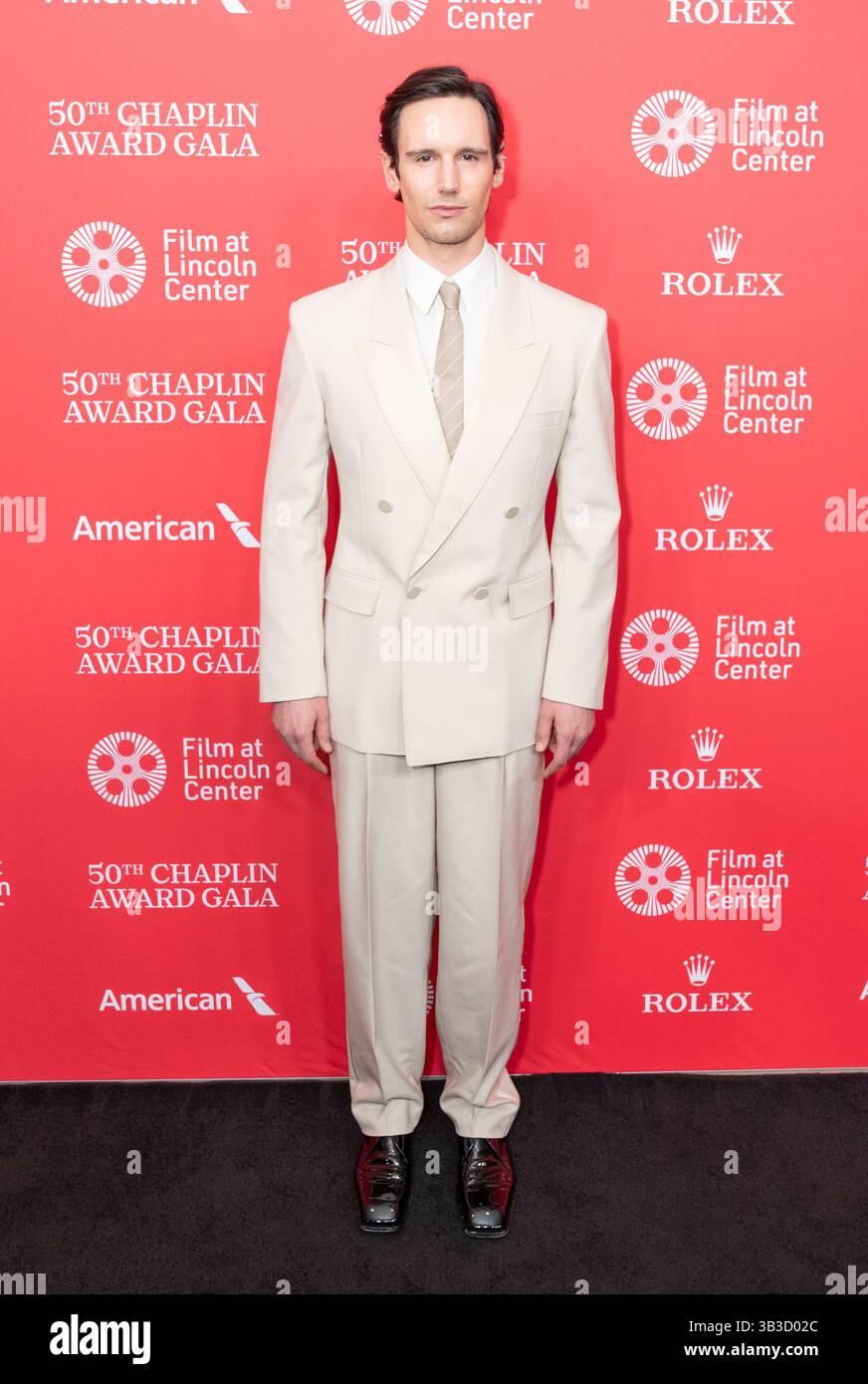 New York, USA. 28th Apr, 2025. Cory Michael Smith attends 50th Chaplin ...