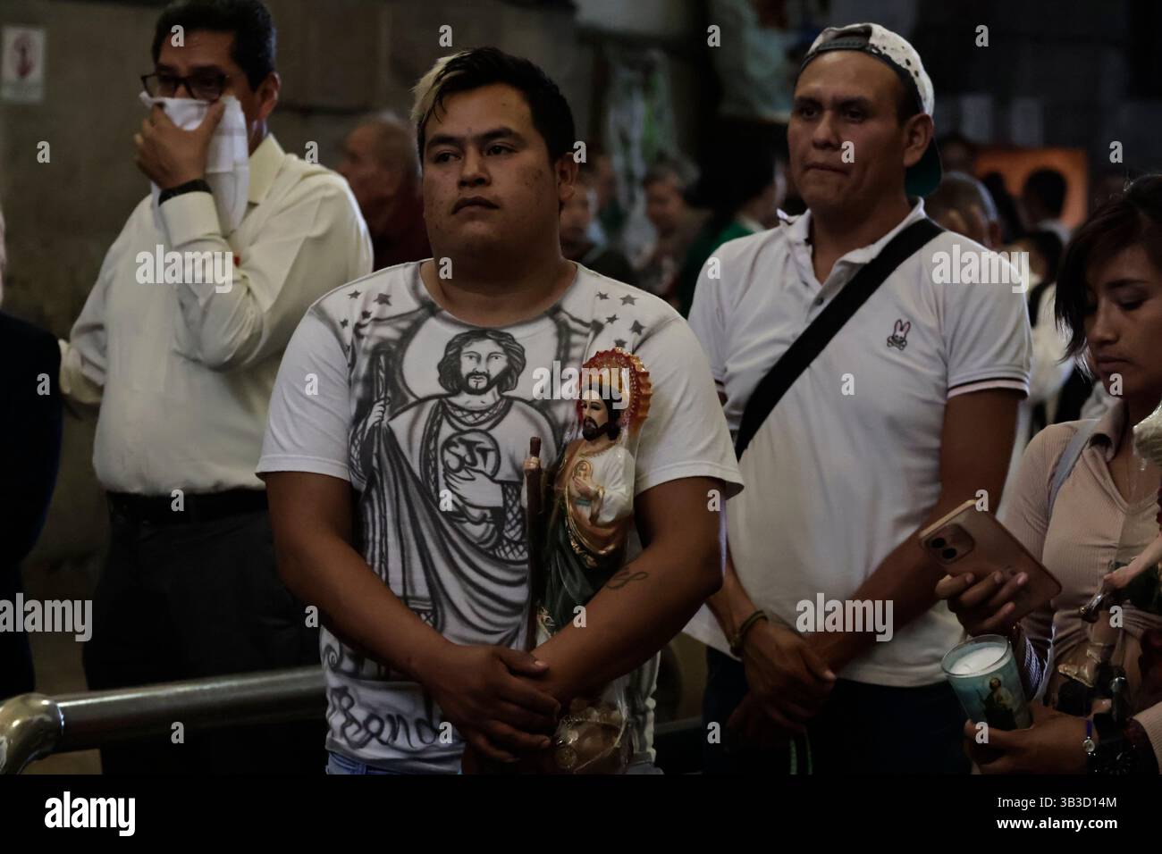 April 28, 2025, Mexico, Cdmx, Mexico: The Church of Saint Hipolito is ...