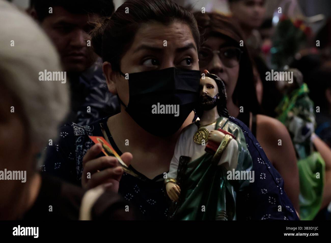 April 28, 2025, Mexico, Cdmx, Mexico: The Church of Saint Hipolito is ...