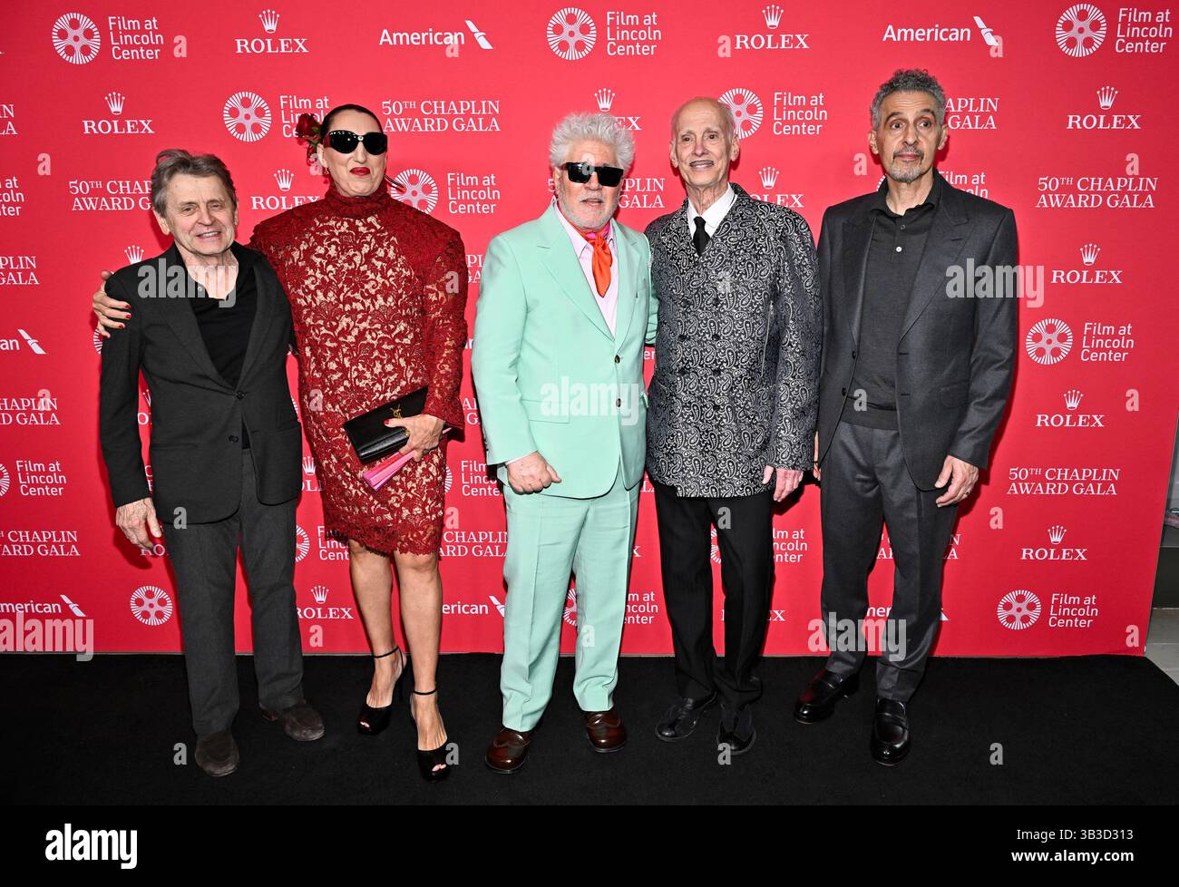 Mikhail Baryshnikov, from left, Rossy de Palma, honoree Pedro Almodovar ...