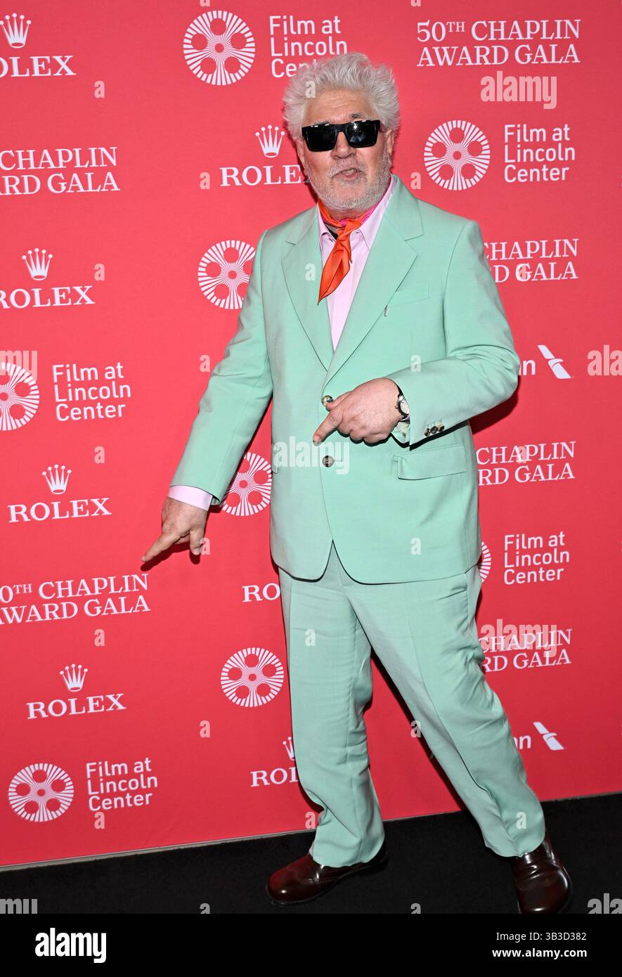Honoree Pedro Almodovar attends the 50th Chaplin Awards Gala at Alice ...