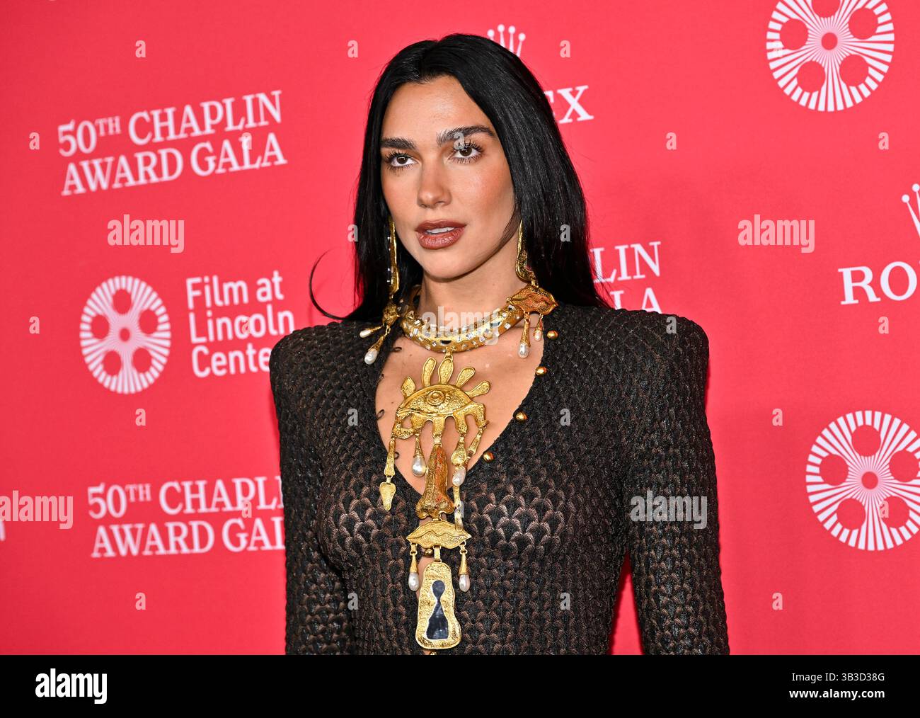 Dua Lipa attends the 50th Chaplin Awards Gala, honoring Pedro Almodovar ...