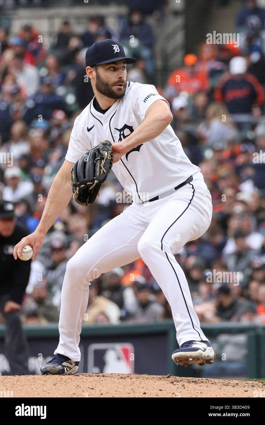 DETROIT, MI - APRIL 26: Detroit Tigers relief pitcher Brenan Hanifee ...