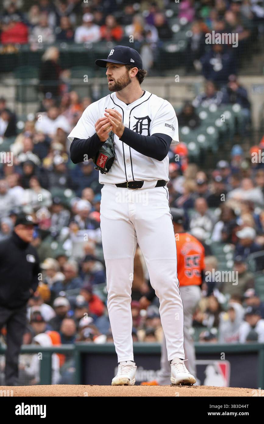 DETROIT, MI - APRIL 26: Detroit Tigers starting pitcher Casey Mize (12 ...