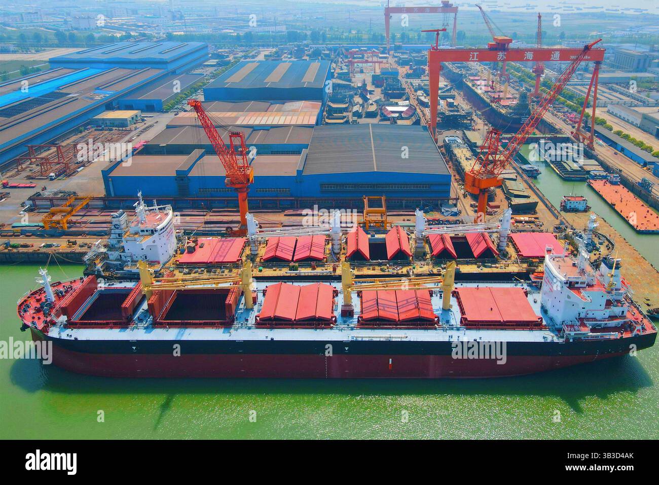 RUGAO, CHINA - APRIL 28, 2025 - Workers are building ships at a Marine ...