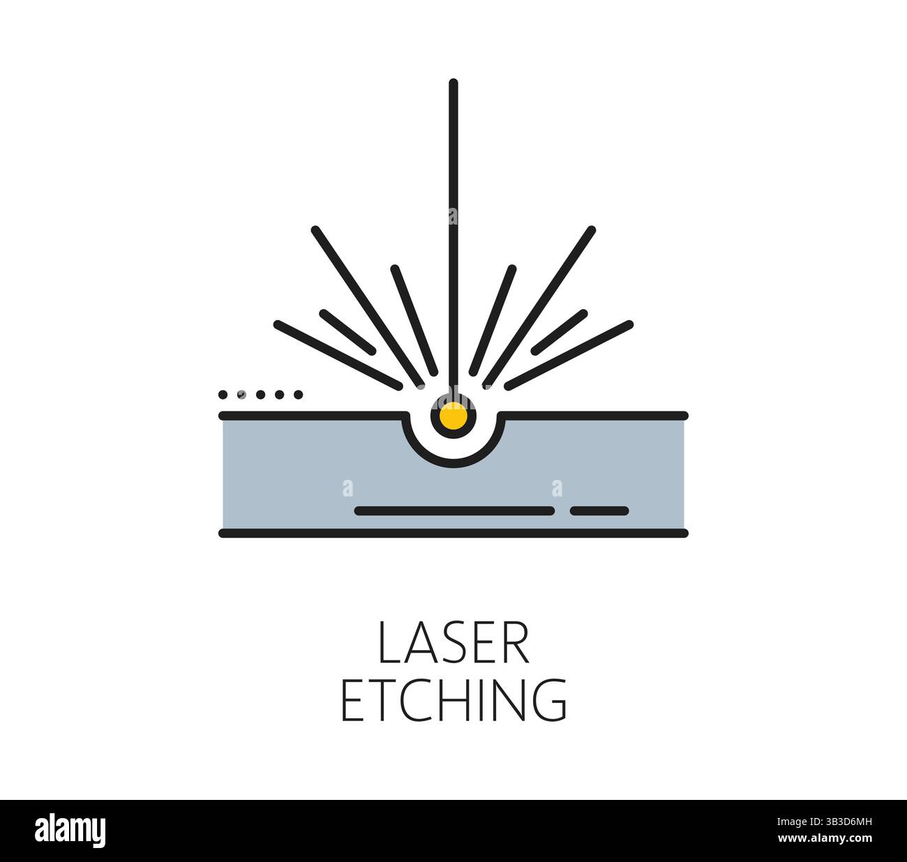 Laser marking machine Stock Vector Images - Alamy