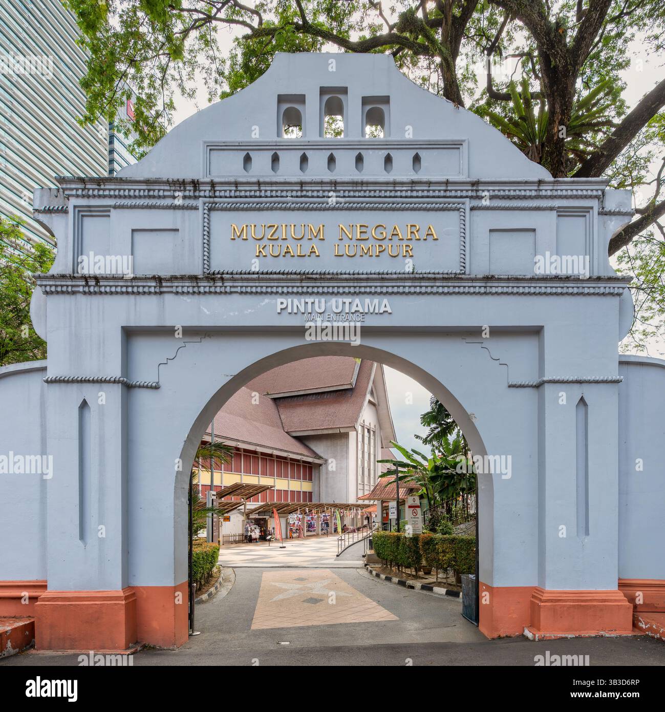 Kuala Lumpur, Malaysia - March 1, 2025: Muzium Negara's entrance boasts ...