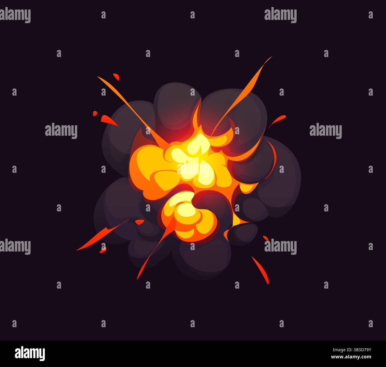 Bomb explosion blast effect hi-res stock photography and images - Alamy