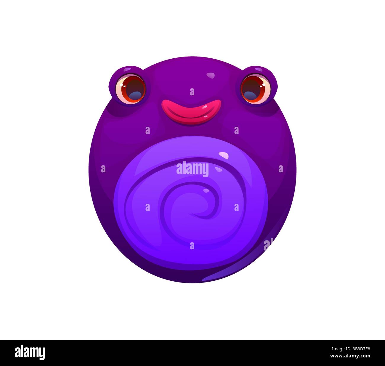 Strange monster character font digit 0 zero. Halloween creature ...