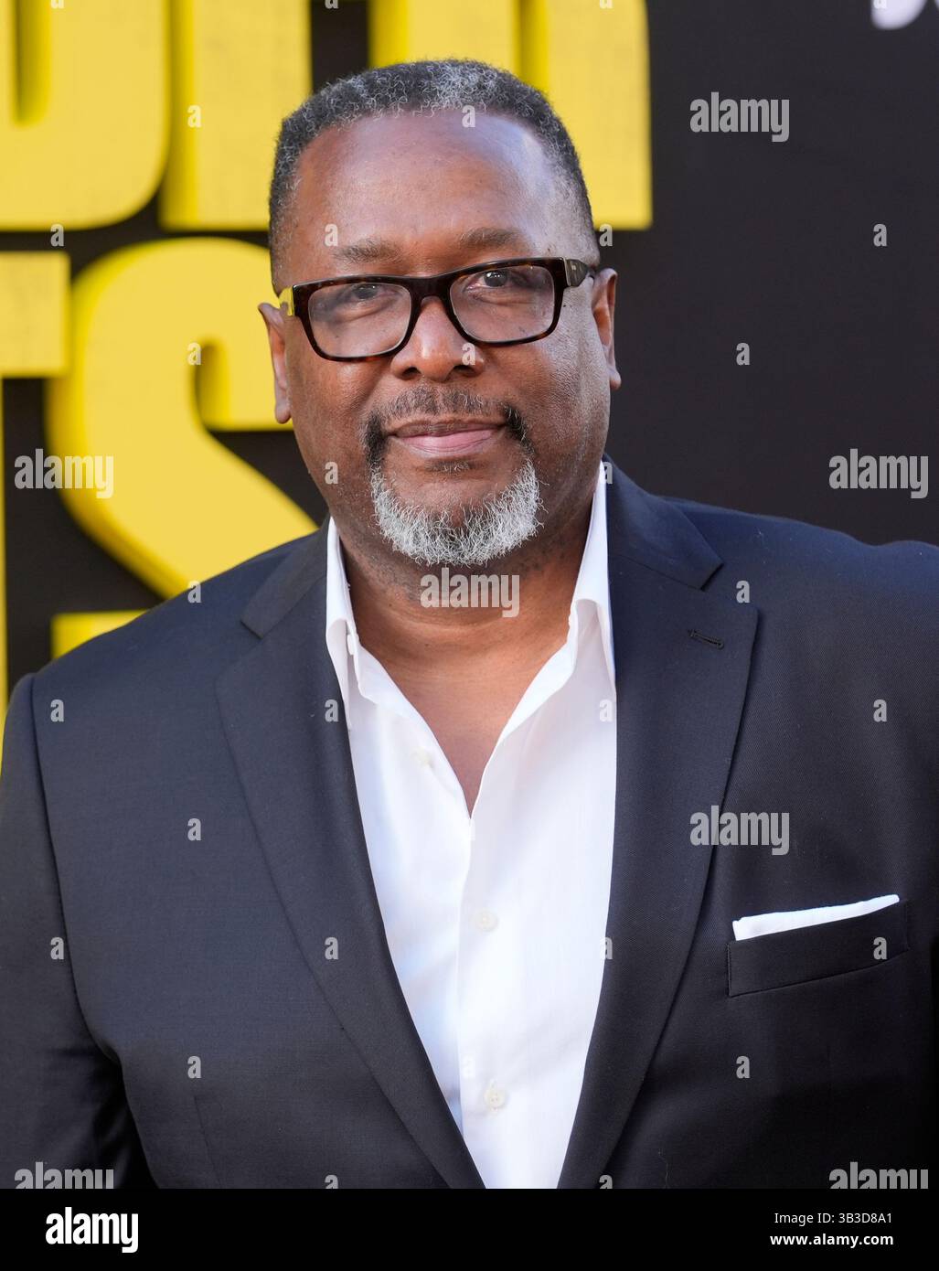 Wendell Pierce poses at the premiere of the film "Thunderbolts" at the ...