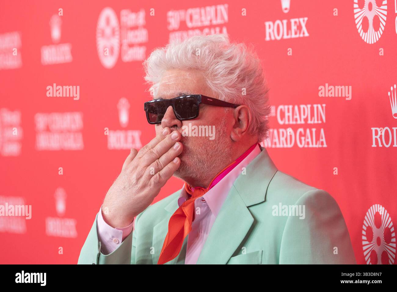 New York, United States. 28th Apr, 2025. Pedro Almodovar attends the ...