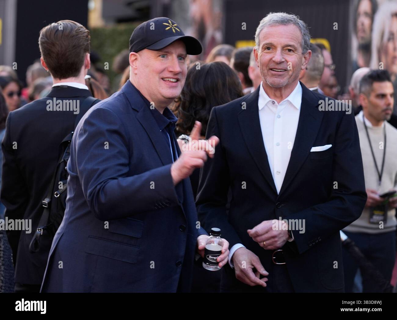 Kevin Feige, left, president of Marvel Studios, and Bob Iger, CEO of ...