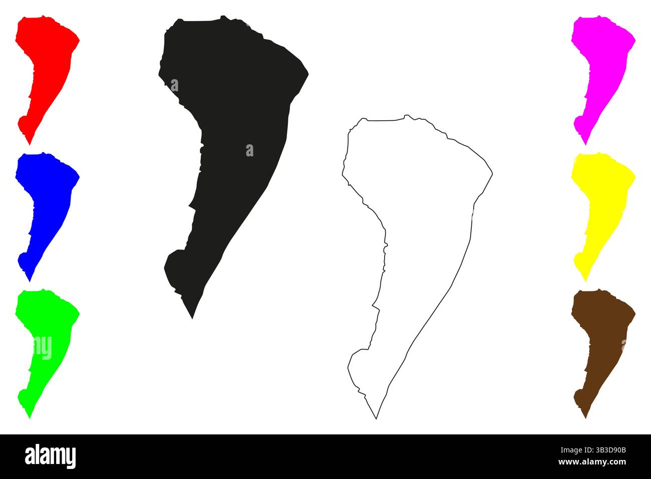Nabadwip city map Cut Out Stock Images & Pictures - Alamy