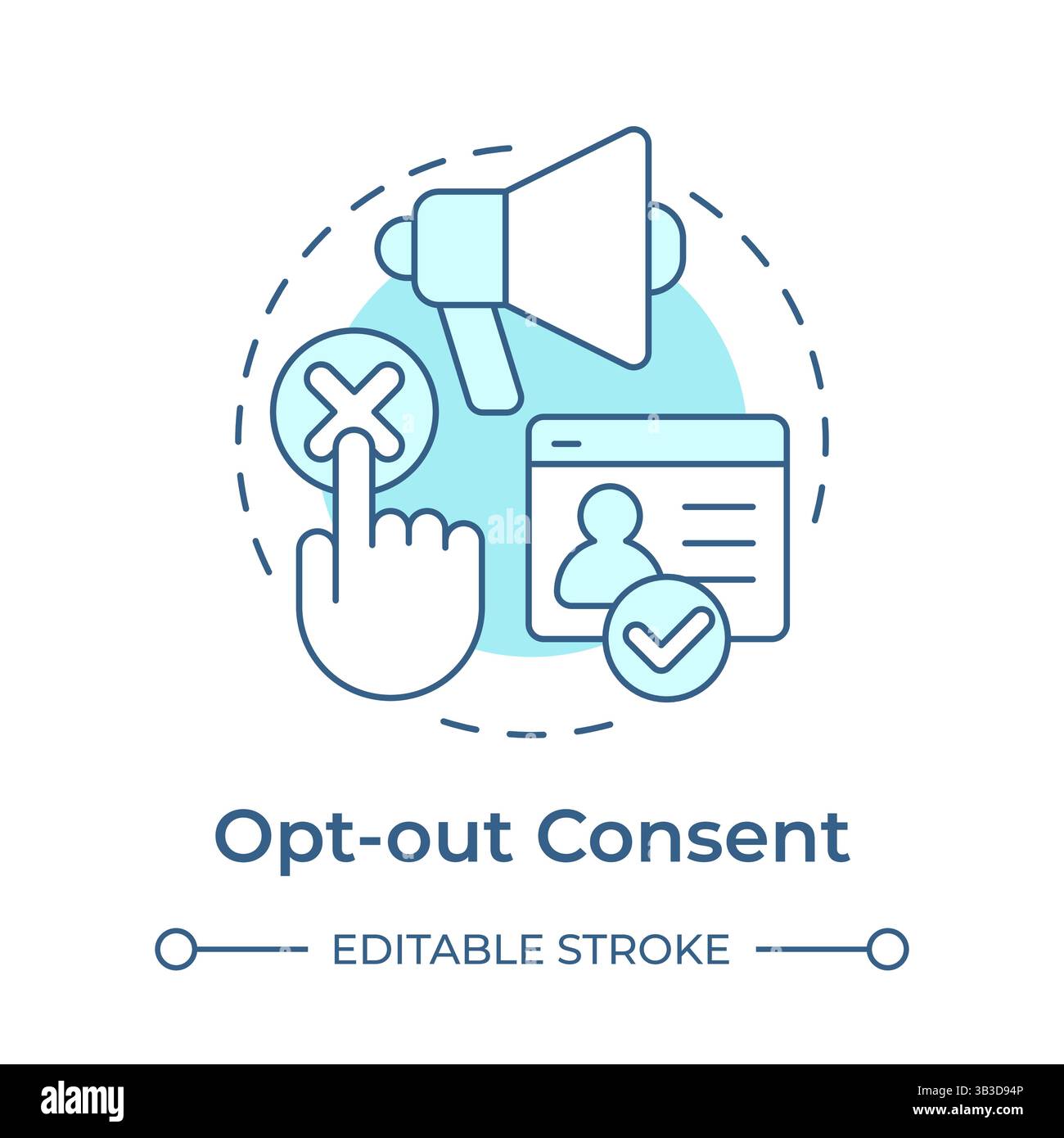 Opt out background Stock Vector Images - Alamy